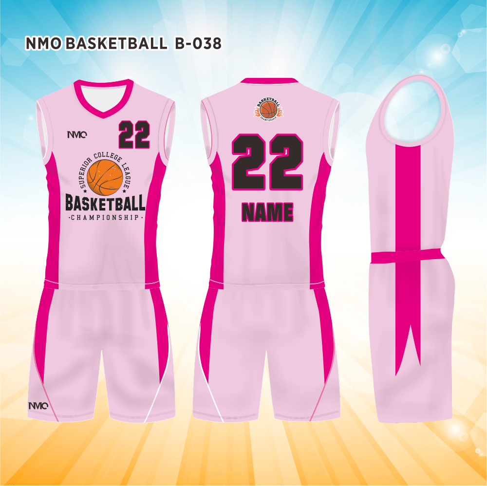 熱昇華籃球球衣 NMO B-038款 - Hong Kong My-Tee Company (我的球衣公司)