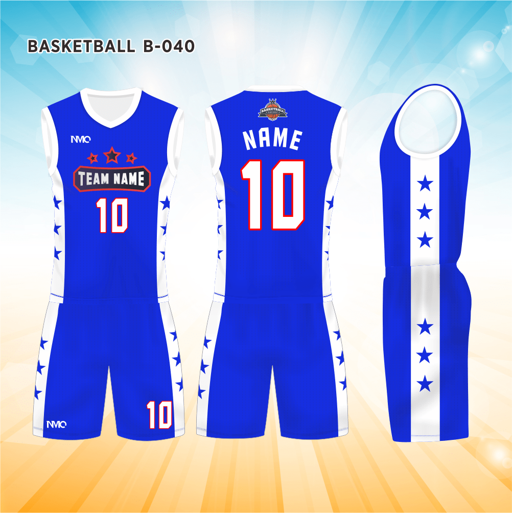 熱昇華籃球球衣 NMO B-040款 - Hong Kong My-Tee Company (我的球衣公司)